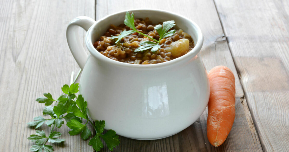 Lamb and lentil stew • Heart Research Institute NZ